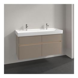 Villeroy & Boch Villeroy und Boch Collaro Waschtischunterschrank C012B0VM 115,4x54,6x44,4cm, Waschbecken mittig, LED, taupe