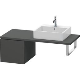Duravit L-Cube Unterschrank LC583104949 42 x 54,7 cm, graphit matt, f&uuml;r Konsole, 1 Auszug