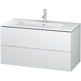Duravit L-Cube Waschtischunterschrank LC624201818 wandh&auml;ngend, 102x55,5x48,1cm, 2 Schubladen, Wei&szlig; Matt
