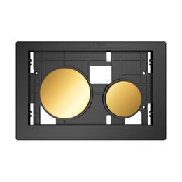 TECEloop Bet&auml;tigungseinheit 9240668 f&uuml;r WC-Bet&auml;tigungsplatte, Tasten gold