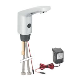 Geberit Typ 185 Waschtischarmatur 116145211 chrom, mit Mischer, ohne Griff, Netzbetrieb