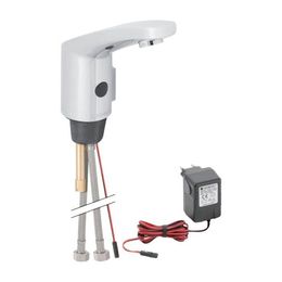 Geberit Typ 185 Waschtischarmatur 116155211 verchromt, Infrarot/Netz, mit Mischhebel