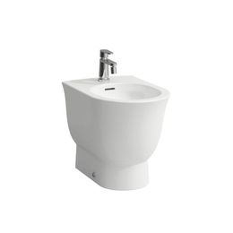 Laufen The new classic Stand-Bidet H8328514003021 37x56cm, Hahnloch, ohne seitliches Loch f&uuml;r Wasseranschluss, wei&szlig; LCC