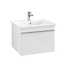 Villeroy & Boch Villeroy und Boch Venticello Waschtisch-Unterschrank A93201DH 55,3 x 42 x 50,2 cm, Griff Chrom, Glossy White
