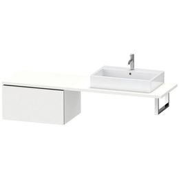 Duravit L-Cube Unterschrank LC585401818 72 x 54,7 cm, wei&szlig; matt, f&uuml;r Konsole, 1 Auszug