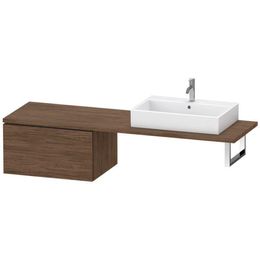 Duravit L-Cube Unterschrank LC585402121 72 x 54,7 cm, nussbaum dunkel, f&uuml;r Konsole, 1 Auszug