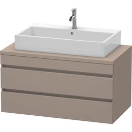 Duravit DuraStyle Waschtisch-Unterschrank DS531904343 100 x 54,8 cm, basalt matt, f&uuml;r Konsole, 2 Schubk&auml;sten