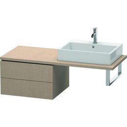 Duravit L-Cube Unterschrank LC583807575 62 x 54,7 cm, leinen, f&uuml;r Konsole, 2 Schubk&auml;sten