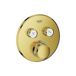 Grohe Grohtherm Smartcontrol Fertigmontageset 29119GL0 cool sunrise, rund, UP-Thermostat, 2 Absperrventile