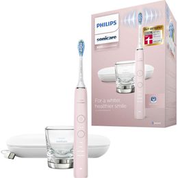Elektrische Zahnbürste "DiamondClean 9000 HX9911", pink, PHILIPS SONICARE, Kunststoff, B:17,4cm H:25,2cm T:11,1cm, Elektrozahnbürsten, mit