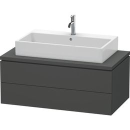 Duravit L-Cube Waschtisch-Unterschrank LC581904949 102 x 54,7 cm, graphit matt, f&uuml;r Konsole, 2 Schubk&auml;sten