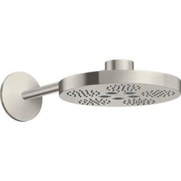 Hansgrohe Axor One Kopfbrause 48492800 mit Brausearm, 2jet, Edelstahl-Optik