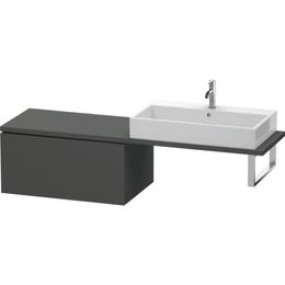 Duravit L-Cube Unterschrank LC583404949 82 x 54,7 cm, graphit matt, f&uuml;r Konsole, 1 Auszug