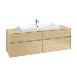 Villeroy & Boch Villeroy & Boch Collaro Waschtischunterschrank C03100VJ 160x54,8x50cm, Waschtisch mittig, Nordic Oak