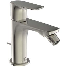 Ideal Standard Connect Air Bidetarmatur A7030GN mit Ablaufgarnitur, Ausladung 114mm, silver storm