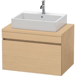 Duravit DuraStyle Waschtisch-Unterschrank DS531203030 80 x 54,8 cm, Eiche natur, f&uuml;r Konsole, 1 Auszug