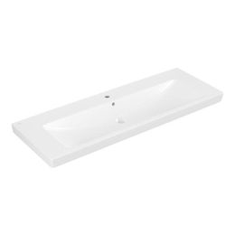 Villeroy & Boch Villeroy & Boch Waschtisch Subway 2.0 7176D001 130 x 47 cm, weiss, Hahnloch und &Uuml;berlauf
