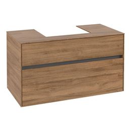 Villeroy & Boch Villeroy und Boch Collaro Waschtischunterschrank C01600RH 100x54,8x50cm, Waschtisch mittig, Kansas Oak