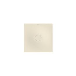 Bette BetteAir Duschfliese 7350-001AE,T2 900 x 900 mm, pergamon, Rechteck, glasierter Titan-Stahl, mit Minimum-T&auml;ger