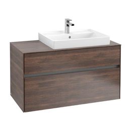Villeroy & Boch Villeroy & Boch Collaro Waschtischunterschrank C01800VH 100x54,8x50cm, Waschtisch rechts, Arizona Oak