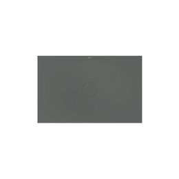 Bette BetteAir Duschfliese 7356-403AE,T2 1400 x 900 mm, smoke, Rechteck, glasierter Titan-Stahl, mit Minimum-T&auml;ger
