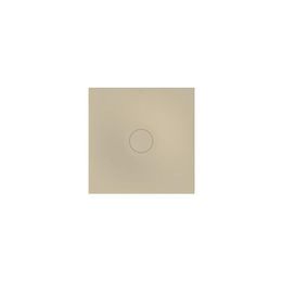 Bette BetteAir Duschfliese 7350-424AE,T2 900 x 900 mm, sand, Rechteck, glasierter Titan-Stahl, mit Minimum-T&auml;ger
