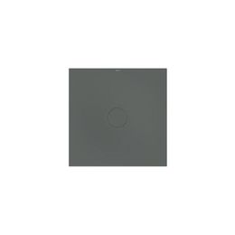 Bette BetteAir Duschfliese 7352-403AE,T2 1000 x 1000 mm, smoke, Rechteck, glasierter Titan-Stahl, mit Minimum-T&auml;ger