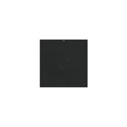 Bette BetteAir Duschfliese 7350-035PLUS,T2 900 x 900 mm, ebony, Rechteck, glasierter Titan-Stahl, mit Minimum-T&auml;ger
