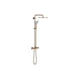 Grohe Euphoria 310 Duschsystem 26075DL0 warm sunset geb&uuml;rstet, mit Brausethermostat