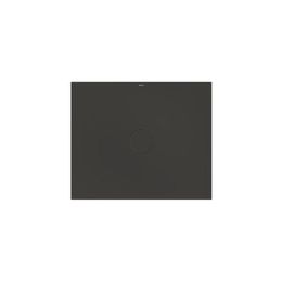 Bette BetteAir Duschfliese 7355-401AE,T2 1200 x 1000 mm, anthracite, Rechteck, glasierter Titan-Stahl, mit Minimum-T&auml;ger