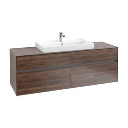 Villeroy & Boch Villeroy & Boch Collaro Waschtischunterschrank C02800VH 160x54,8x50cm, Waschtisch mittig, Arizona Oak