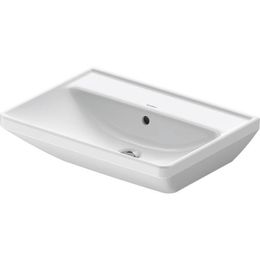 Duravit D-Neo Waschtisch 2366600060 60 x 44 cm, ohne Hahnloch, &Uuml;berlauf, Hahnlochbank, wei&szlig;