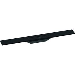 Hansgrohe RainDrain Flex Duschrinne 56050670 70cm, Fertigset, k&uuml;rzbar, zur Wandmontage, mattschwarz