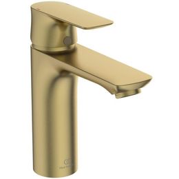 Ideal Standard Connect Air Waschtischarmatur A7055A2 5 l/min, Ausladung 125mm, ohne Ablaufgarnitur, brushed gold