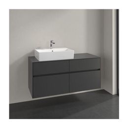 Villeroy & Boch Villeroy und Boch Collaro Waschtischunterschrank C12900VR 120x54,8x50cm, Waschtisch links, graphite