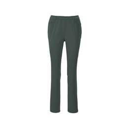 GOLDNER Damen Schlupfhose "Leichte Baumwollschlupfhose LOUISA", gr&uuml;n, Gr. 42, Obermaterial: 98% Baumwolle CO. 2% Elasthan EL., Hosen