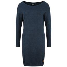 oxmo Damen Strickkleid "Strickkleid OXElla", blau, Gr. XL, Obermaterial: 70% Viskose CV. 30% Nylon NY., Kleider