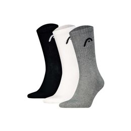 Head Herren Kurzsocken "Socken All Sport Training Crew 3P 3er Pack", Gr. 43, grau, Obermaterial: 72% Baumwolle CO. 20% Polyester PES. 6% Polyamid PA.