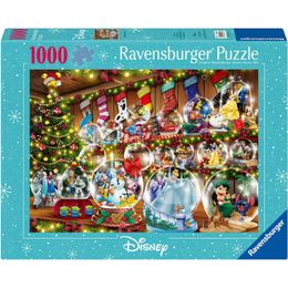 Ravensburger Kinder Puzzle "Disney Classics, Schneekugelparadies", bunt, B:70cm H:50cm, Puzzles, Made in Germany