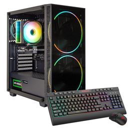 GAMEMAX Gaming-PC "Black Hole 7636 AMD Ryzen 5 7500F RTX 5070Ti 32GB DDR5 1TB SSD", Microsoft Windows 11 Home (64 Bit), 32 GB RAM 1.000 GB SSD,