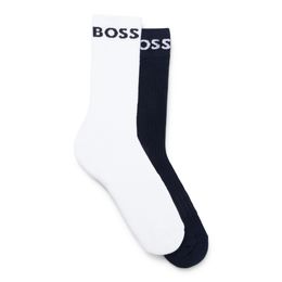 BOSS Herren Sportsocken, Gr. 39, blau, Baumwollmischung, Socken