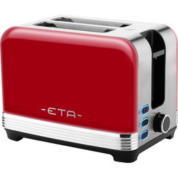 2THETA ETA Toaster "STORIO ETA916690030", B:26,5cm H:19cm T:17,5cm, rot, Toaster, 7 Bräunungsstufen