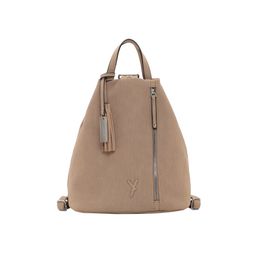 SURI FREY Damen Rucksack "Rucksack SFY Romy", beige, Obermaterial: 60% Polyurethan PU. 40% Polyester PES., Rucks&auml;cke