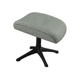 Fu&szlig;hocker FLEXLUX, B:44cm H:39cm T:35cm, blau, 62% Polyester, 17% Cotton, 14% Linen, 12%Polyester, 4% Wool, Garten, Hocker, "Fu&szlig;hocker More,