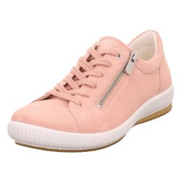 Legero Damen Sneaker "TANARO 5.0", Gr. 38, rosa, Veloursleder, unifarben, Schuhe, Komfortschuh, Freizeitschuh, Schn&uuml;rschuh mit Rei&szlig;verschluss
