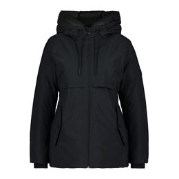 alife and kickin ALIFE & KICKIN Damen Winterjacke "Damen CicelyAK A", schwarz, Gr. L, 100% Polyester, Jacken, Kurze warme Damenwinterjacke mit gef&uuml;tterter Kapuze