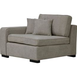 Sofaelement Home Affaire, B:110cm H:86cm T:100cm, beige, Polsterelemente, "Skara", Modul zum eigenen Zusammenstellen, in vielen Bezugsqualit&auml;ten
