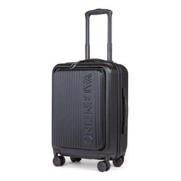 Valentino Handbags VALENTINO BAGS Damen Koffer "LEXPLOR, 55 cm", schwarz, Kunststoff, festlich, Koffer, Handgep&auml;ck-Trolley Reisegep&auml;ck Hartschalenkoffer Easy-Access
