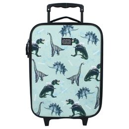 Vadobag Kinder Trolley, blau, Polyester, mehrfarbig, Koffer, mit coolem Dino-Print