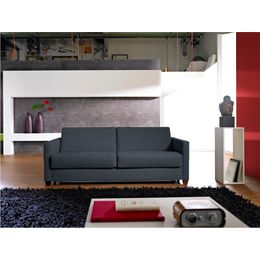 Schlafsofa Bali, B:182cm H:83cm T:100cm, blau, Wohnzimmer, Sofas, "Norwalk", in 140er und 160er Breite, 3 Varianten, auch mit Ergoflex-Lattenrost